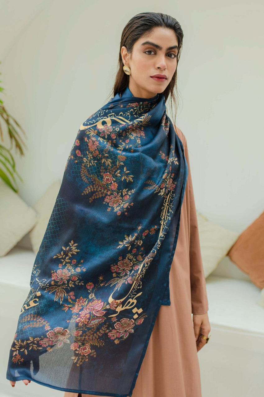 Chaman Scarf - Midnight Blue – Manto
