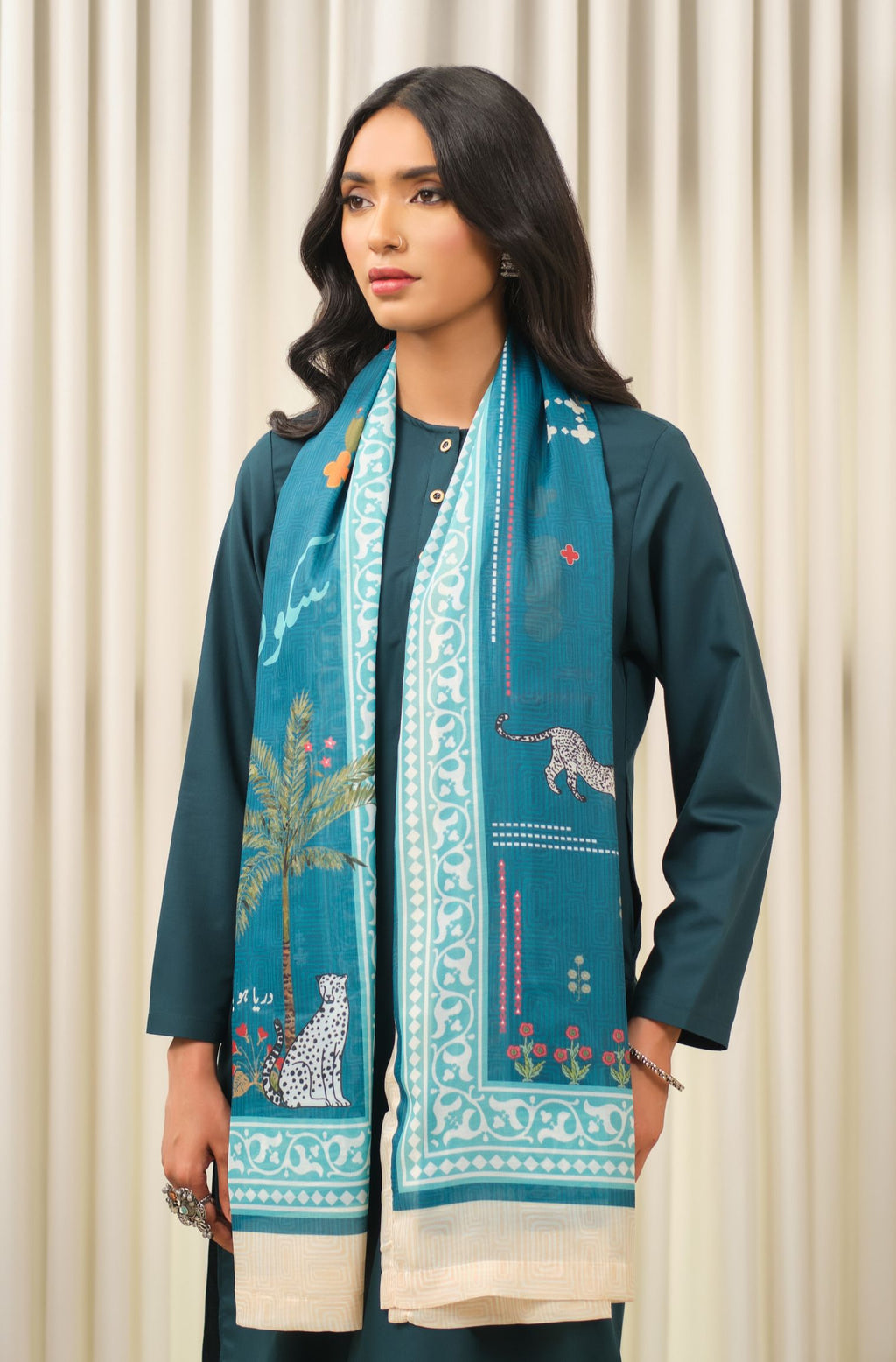 Zeest Scarf - Shades of Sea – Manto