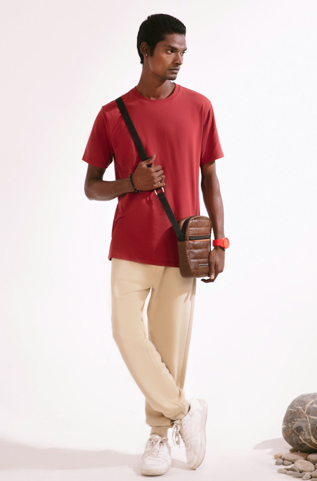 360° Tee (Men) - Rustic Red – Manto