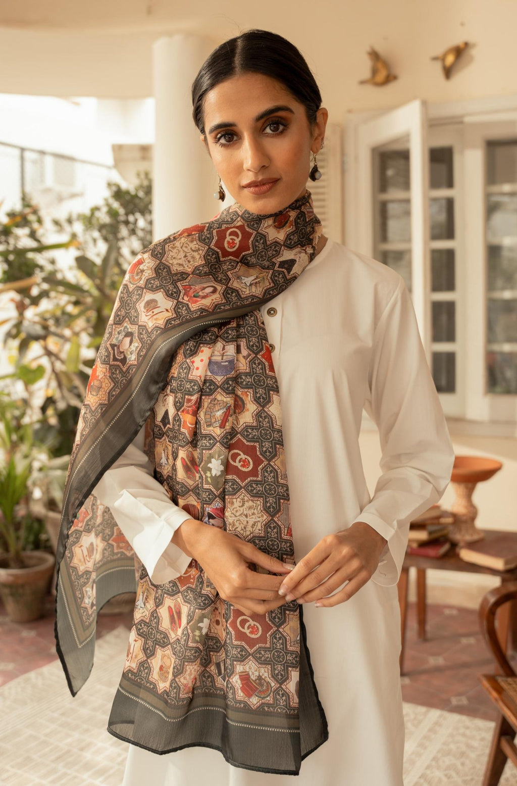 Zeenat Scarf - Emerald Green – Manto