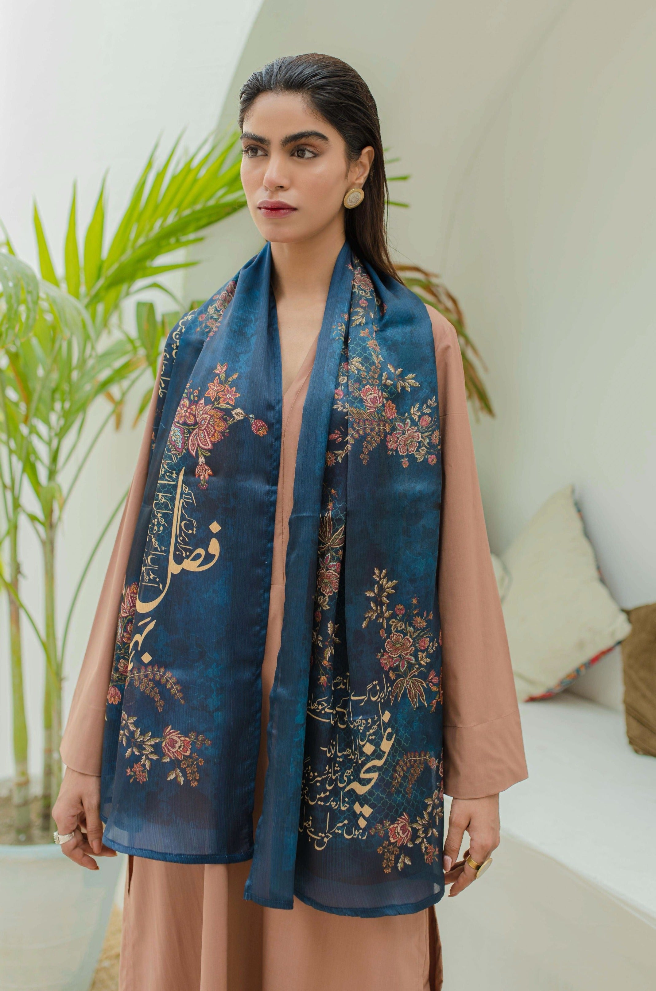 Chaman Scarf - Midnight Blue – Manto
