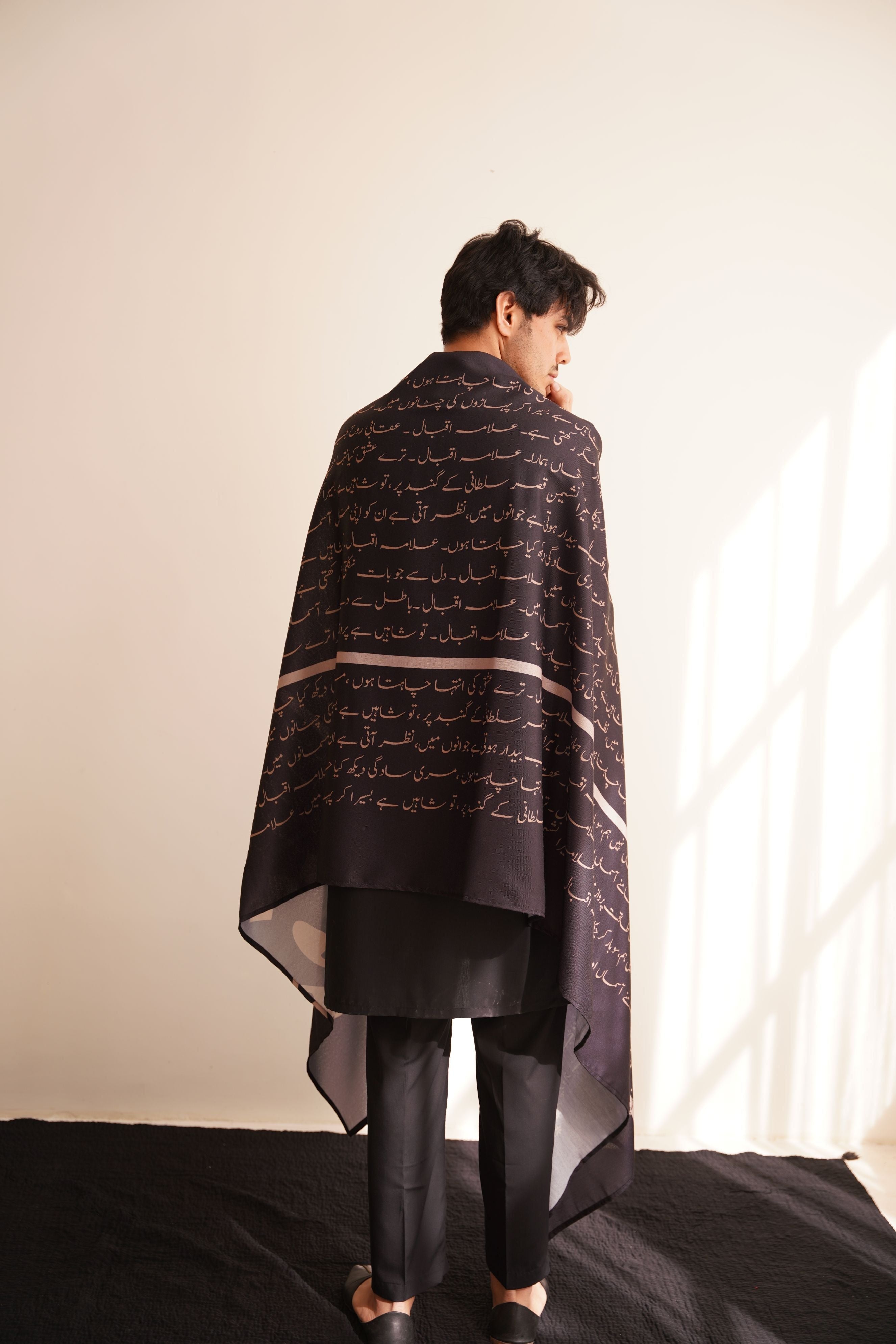 Meraas Shawl- By Manto (Black)